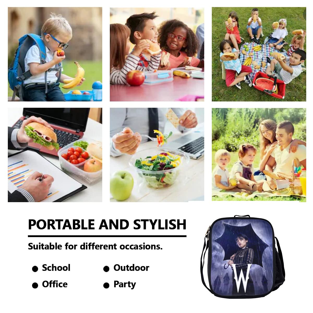 Fashion Backpacks Set Backpack with Lunch Box Lunch Bag Pencil Case Pencil Bag