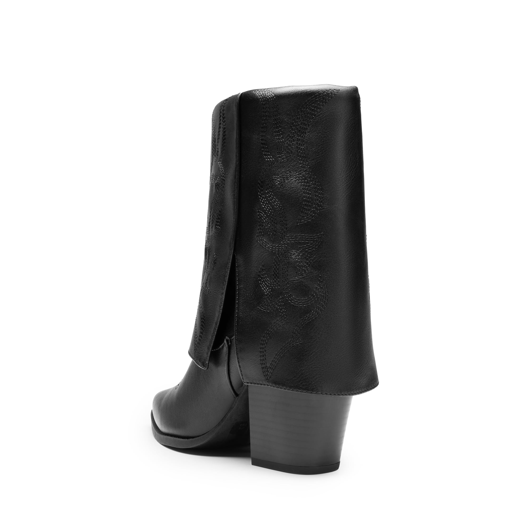 DREAM PAIRS Women's Black Riding Combat Motorcycle Mid Calf Winter Boots Size 9 Truly