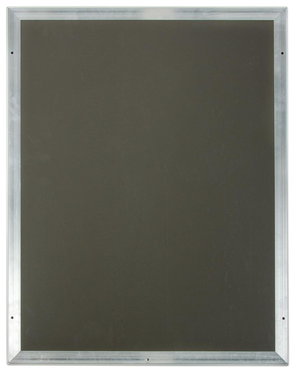 Displays2go Snap Poster Frame for 22"x28" Posters or Advertisements, Lockable, Lens Included, Silver Aluminum