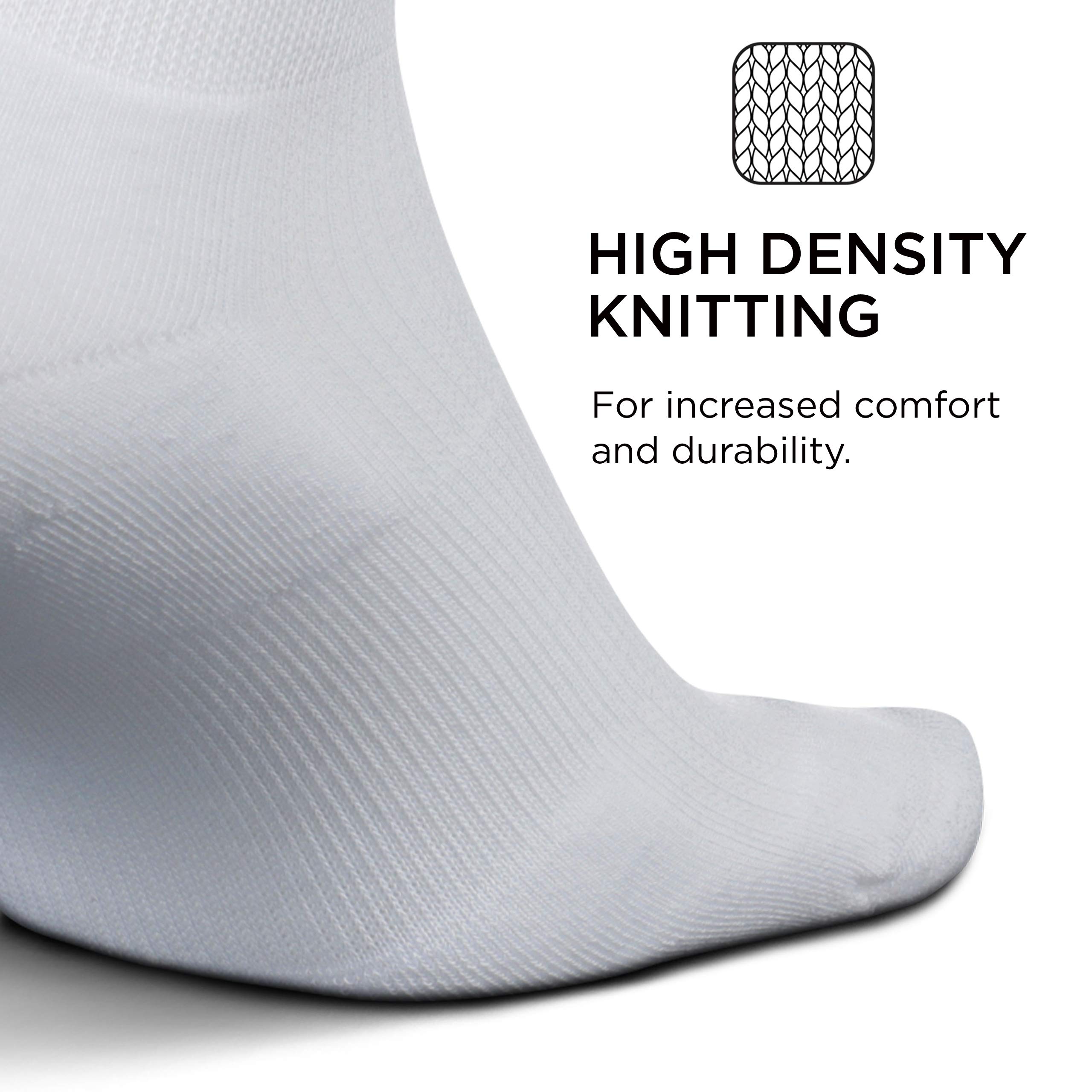 Feetures Therapeutic Cushion Quarter Sock (Small, White)