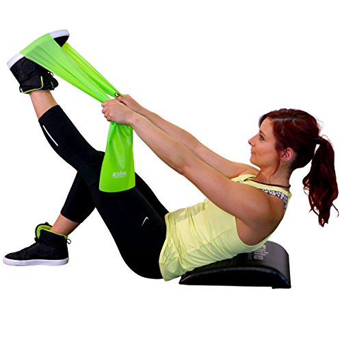 Elite Sportz Equipment Ab Mat β High Density Foam Sit Up Mats - Comfortable Workout Accessories for Upper & Lower Abs, Obliques & Back Support w/Band