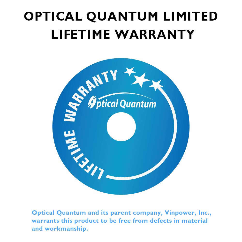 Optical Quantum Blue AZO CD-R 700MB 52X Shiny Silver Blank Recordable Media Disc - 100pk Cake Box, 100 Discs for Music, Data, and Video Recording, Writable Blank CDs