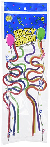 Krazy Straws 6 Colorful Straws for Kids