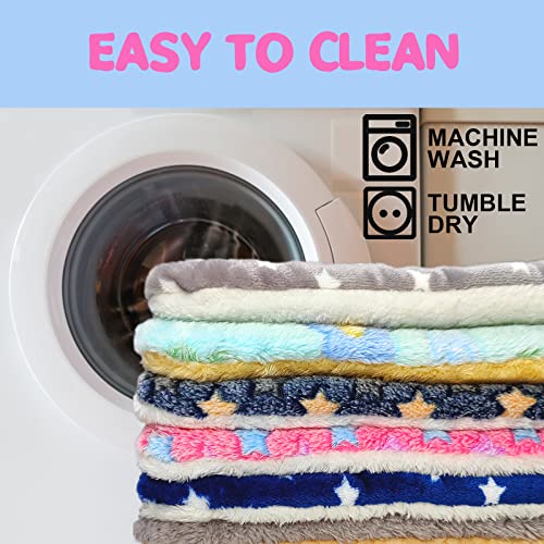 RIOUSSI Bunny Bed, Guinea Pig Warm Bed for Small Animals Rabbits Chinchillas Hedgehogs Baby Cats Ferrets.12 X10, 2Pack,LightGray