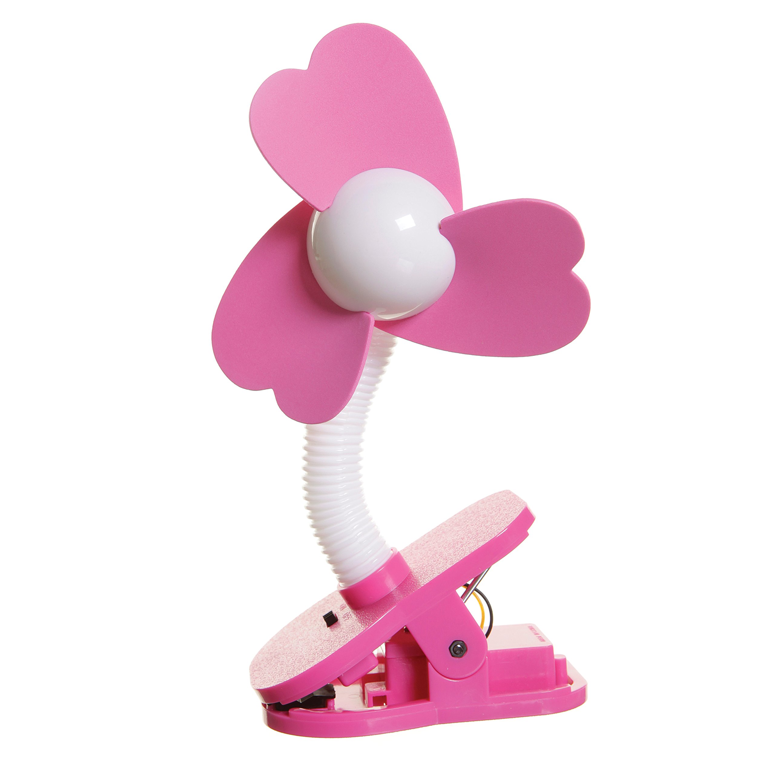 Dreambaby Stroller Fan - White/Pink