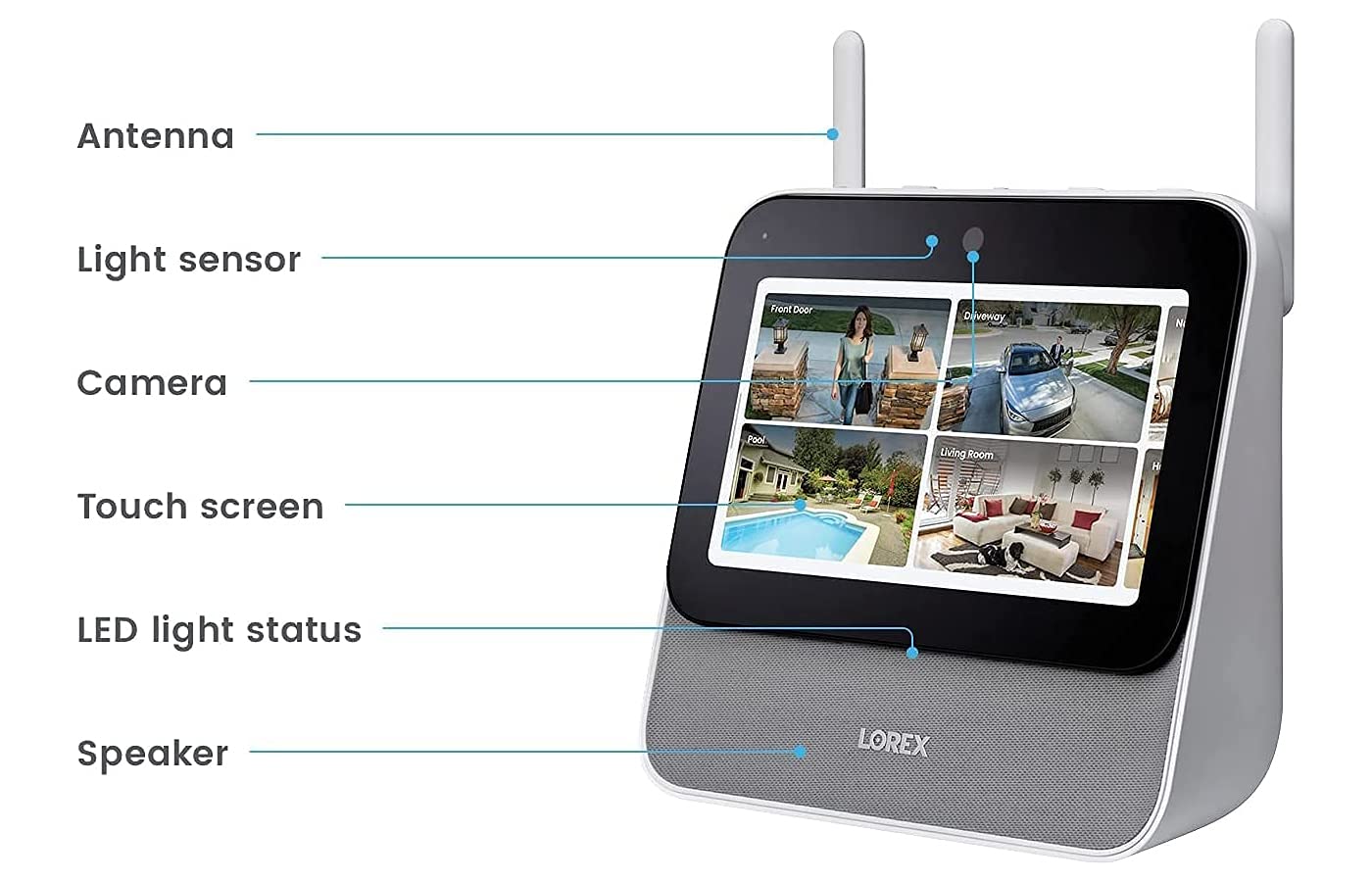 Lorex Smart Home Security Center with 64GB MicroSD Card