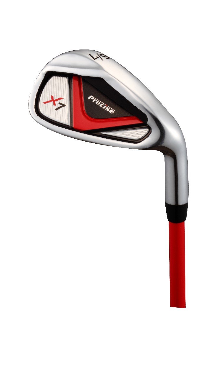 Distinctive Left Handed Junior Golf Club Set for Age 6 to 8 (Height 3'8" to 4'4") Set Includes: Driver (15"), Hybrid Wood (22*), 2 Irons, Putter, Bonus Stand Bag & 2 Headcovers