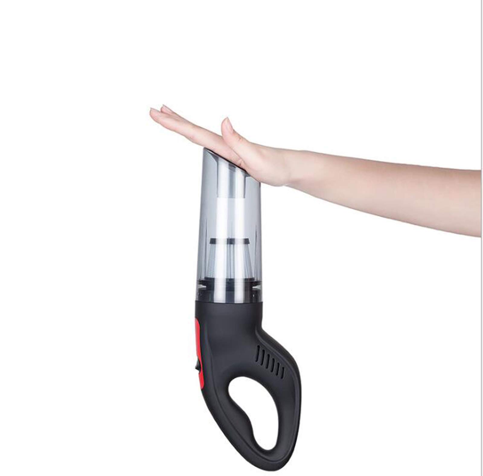 GBGC Handheld Car Vacuum Cleaner Cordless 120w Wet Dry Strong Suction 4500PA (Black)