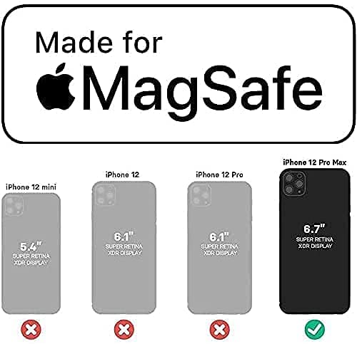OtterBox Symmetry Case with MagSafe for iPhone 12 Pro Max - Non-Retail Packaging - Black