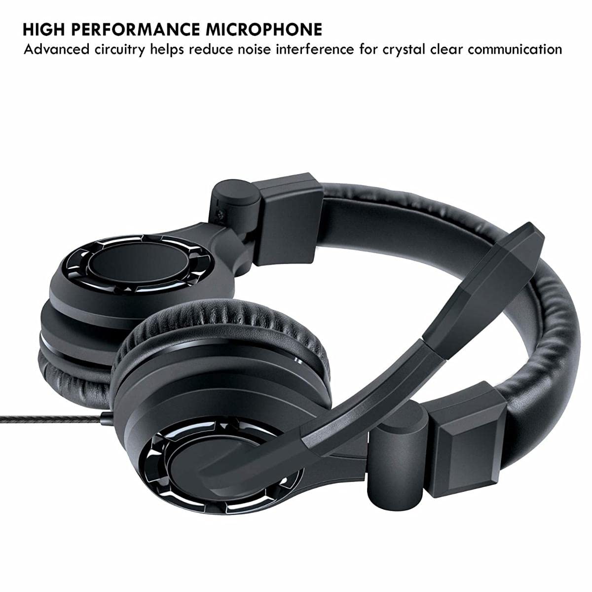 dreamGEAR Grx-350 Advanced Wired Gaming Headset for Xbox Series X/Xbox One/PS5/PS4/Switch/PC - 40MM Drivers and Amplifier