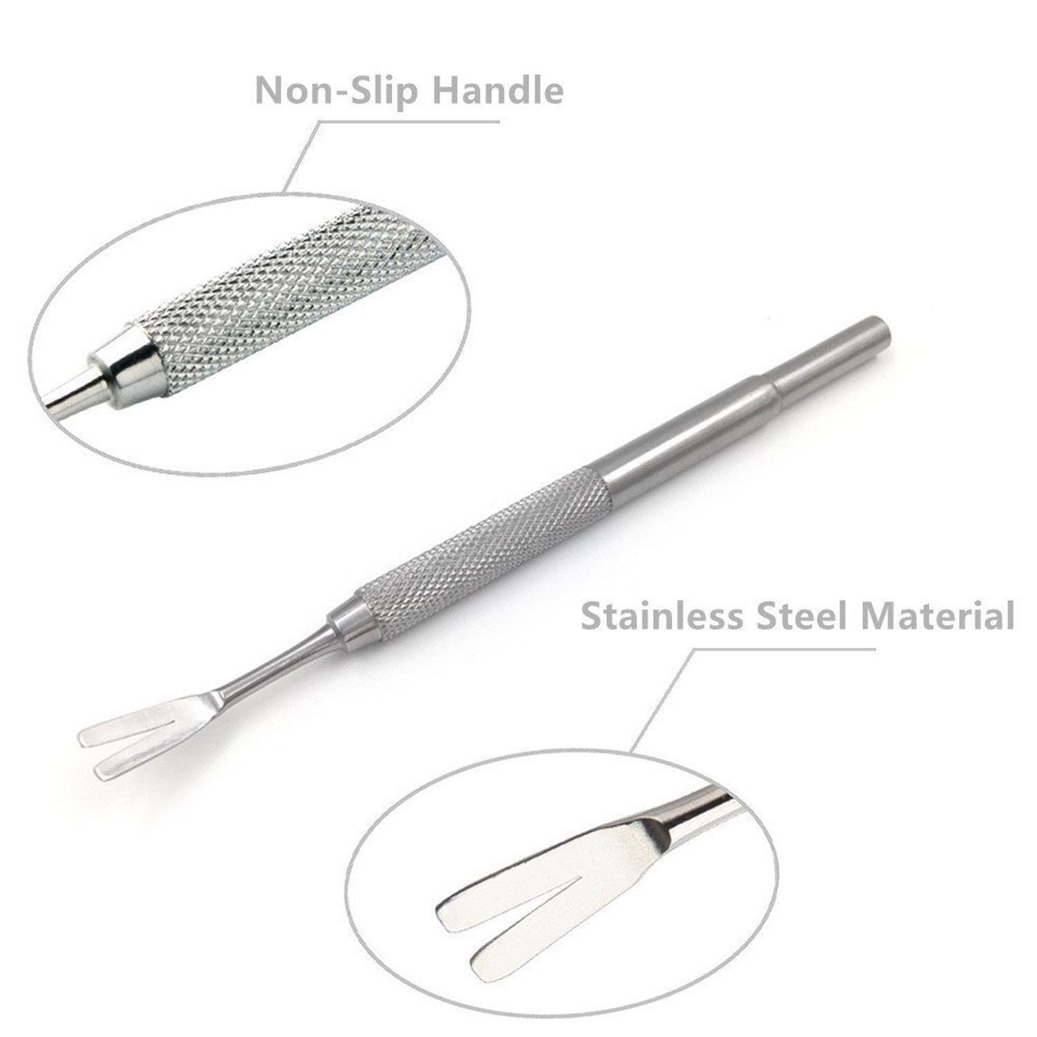 Tick Remover Tool Kit - Stainless Steel Tick Remover + Tweezers for Pets Dog Cat and Humans with Storage Box