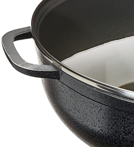 Iimusa IMUSA USA Hammered Basic Caldero 4.3-Quart, Gray