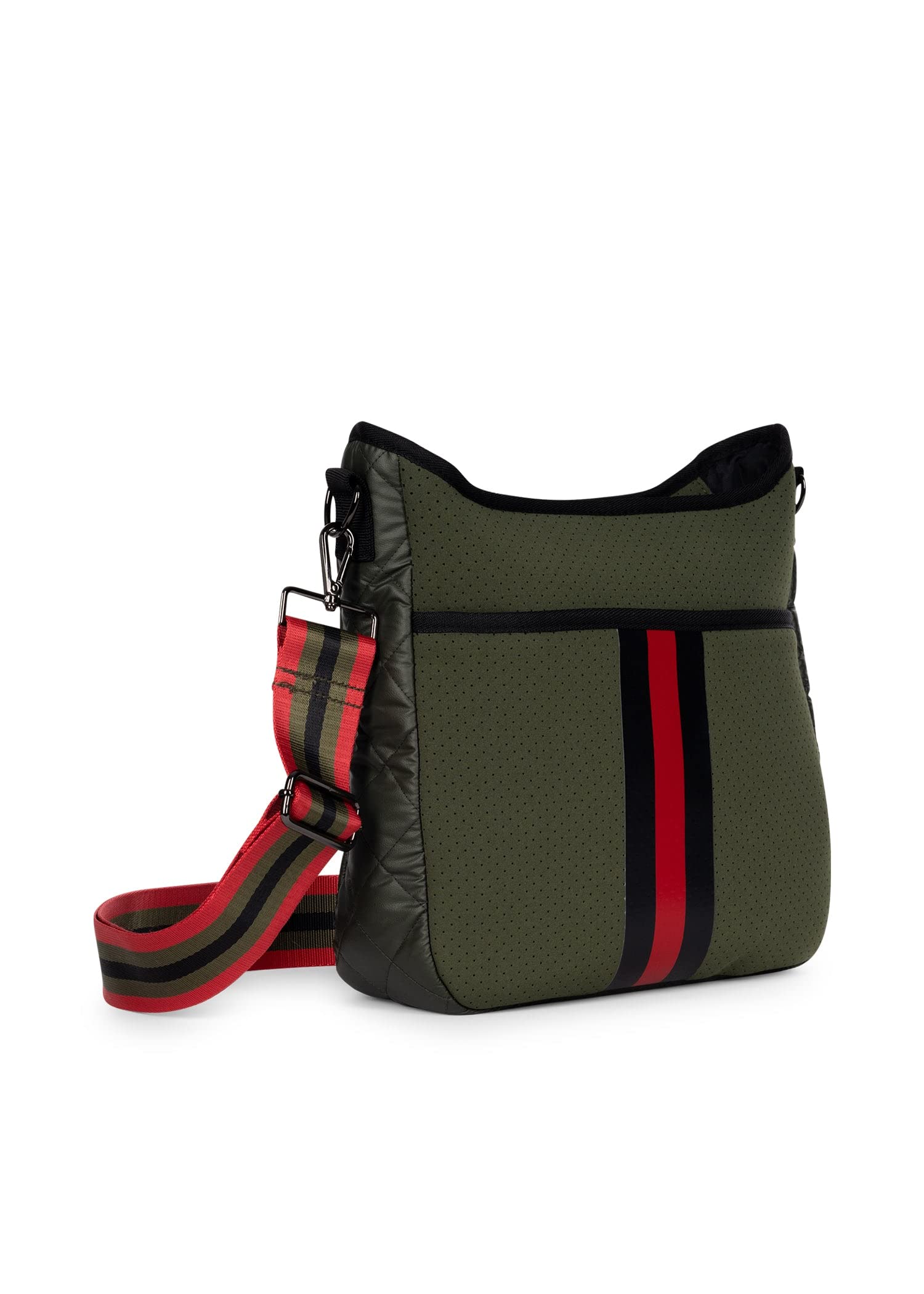 Haute Shore - Blake Avenue Neoprene Crossbody Bag, Army Green