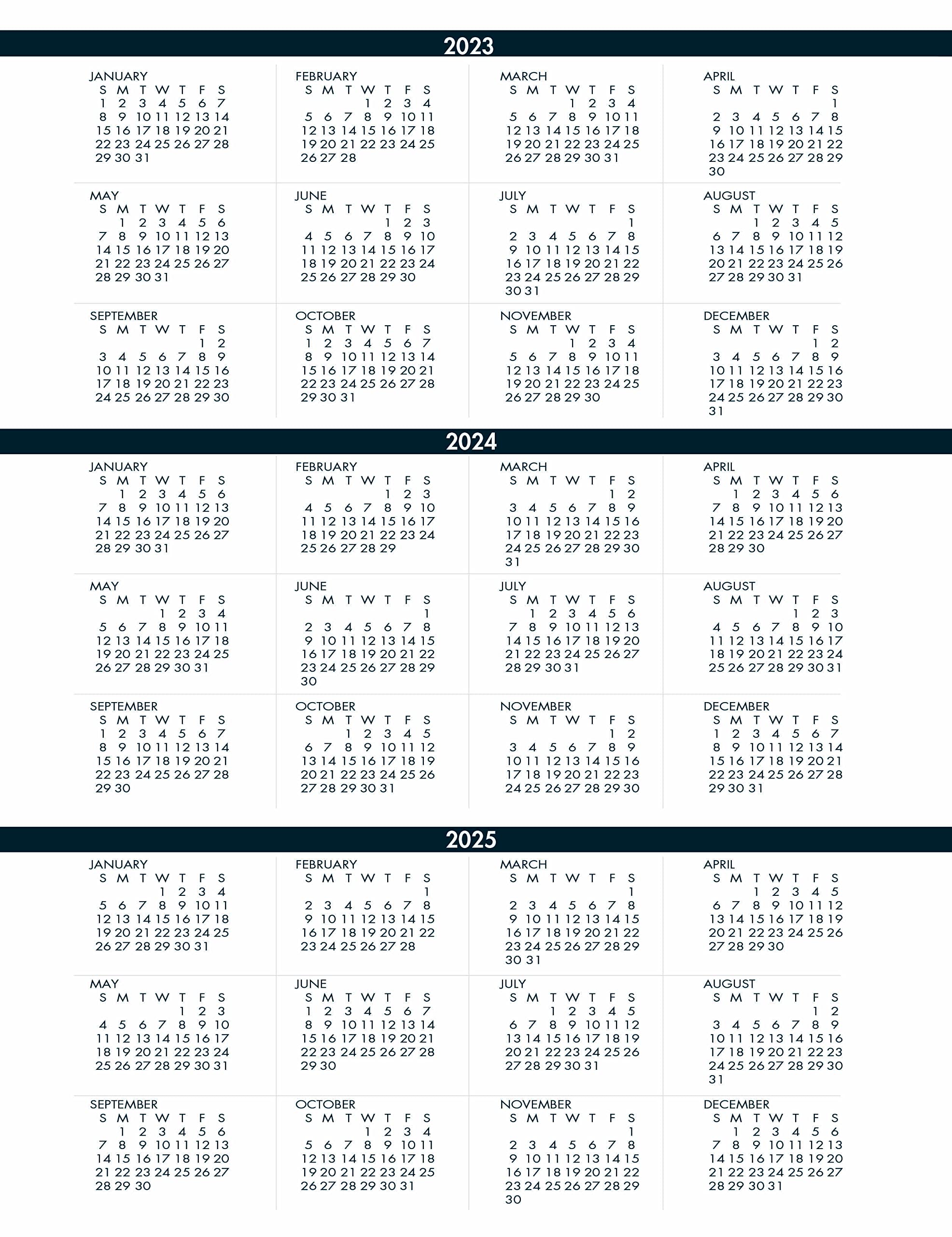 House of Doolittle 2023 Weekly and Monthly Planner Calendar, Black Cover, Tabbed, 8.5 x 11 Inches, January - December (HOD28302-23)