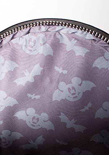 LOUNGEFLY X LASR Exclusive Disney Totally Batty Mickey Bat AOP Mini Backpack