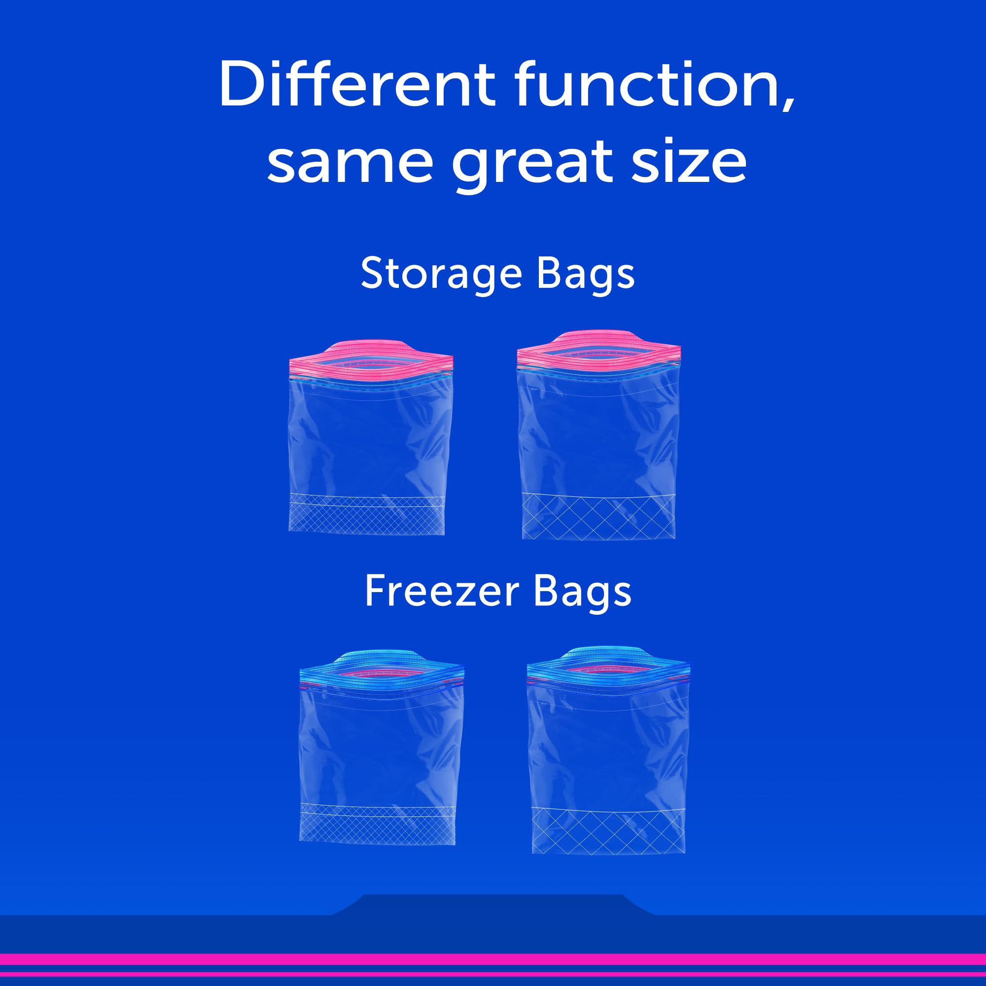 Ziploc Gallon Food Storage Bags, New Stay Open Design with Stand-Up Bottom, Easy to Fill, 38 Count