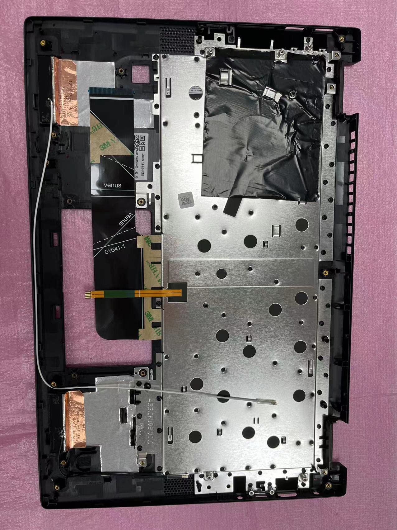 LTPRPTS Replacement Laptop Upper Case Palmrest Backlit Keyboard Assembly Part for Lenovo Flex 5-14IIL05 ARE05 ITL05 5CB0Y85490 Gray