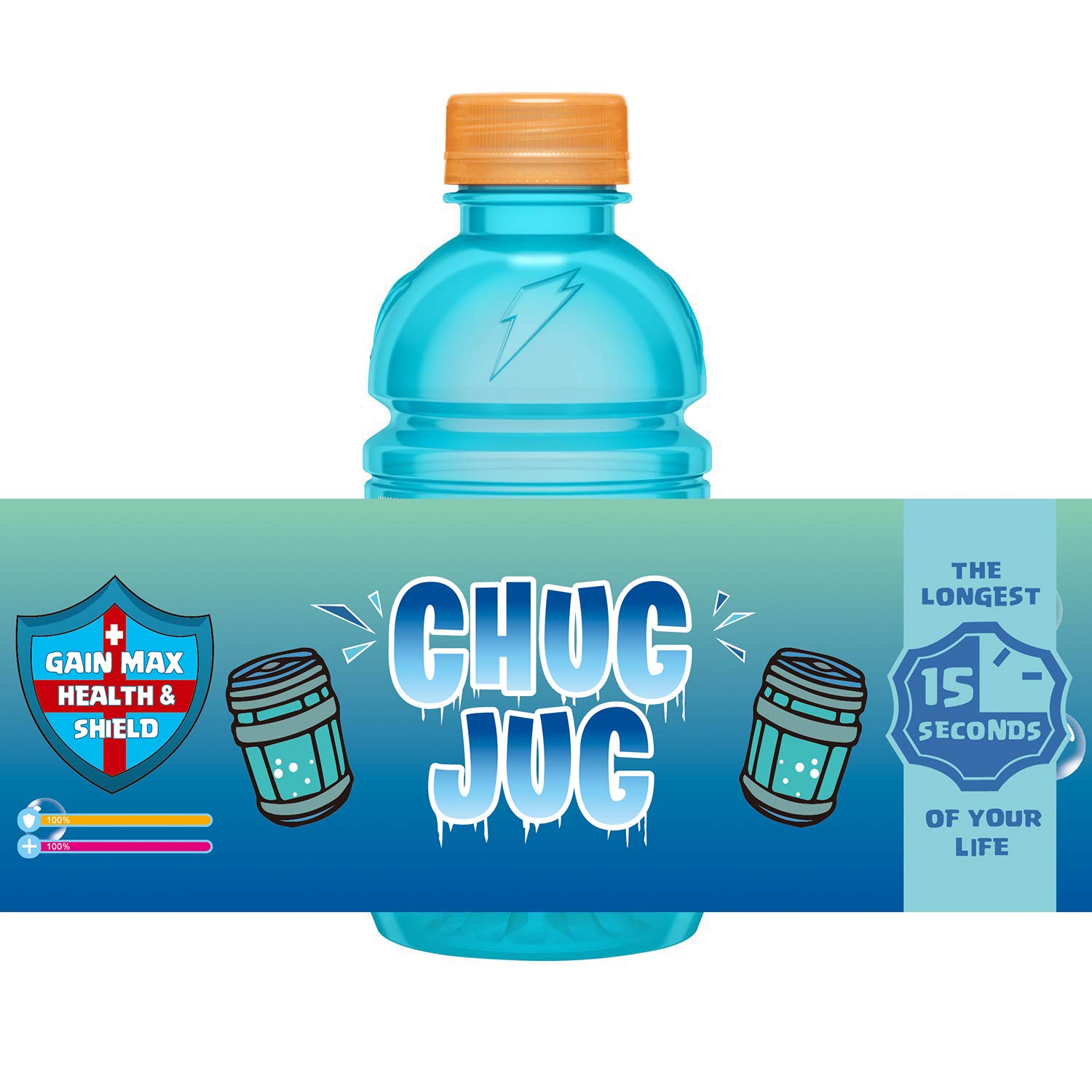 Video Game Party Supplies Drink Bottle Stickers, 24 Pack Chug Jug Bottle Labels Party Favors for Kids Birthday Party Decorations