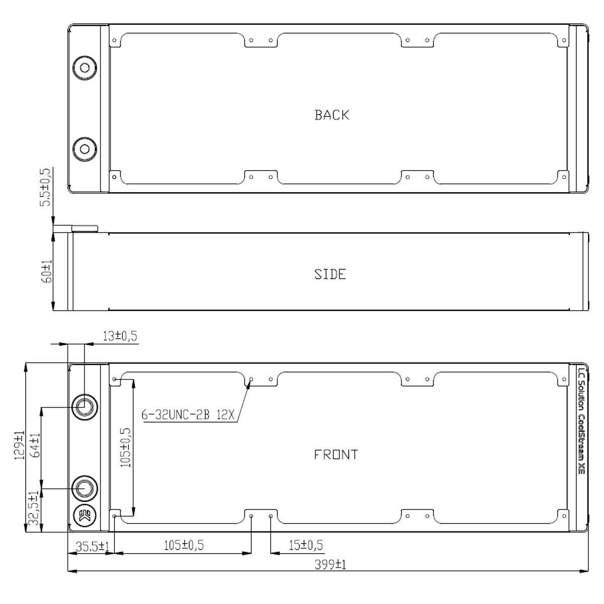 EK Water Blocks EK-Coolstream Xe 360 Radiator