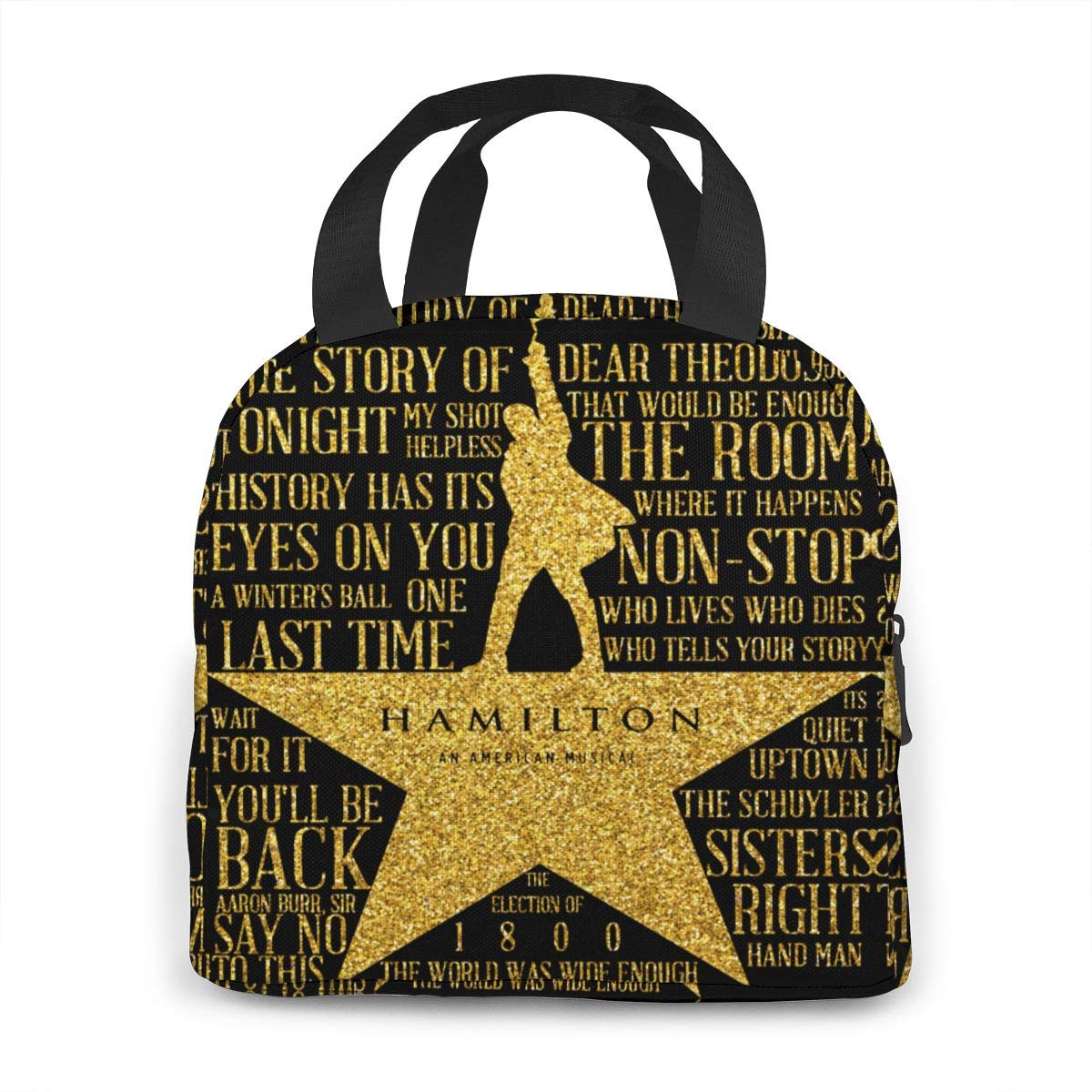 ilton Unisex Reusable Insulated Lunch Bag Cooler Tote Box With Front Pocket Zipper Closure For Woman Man Work Picnic Or Travel