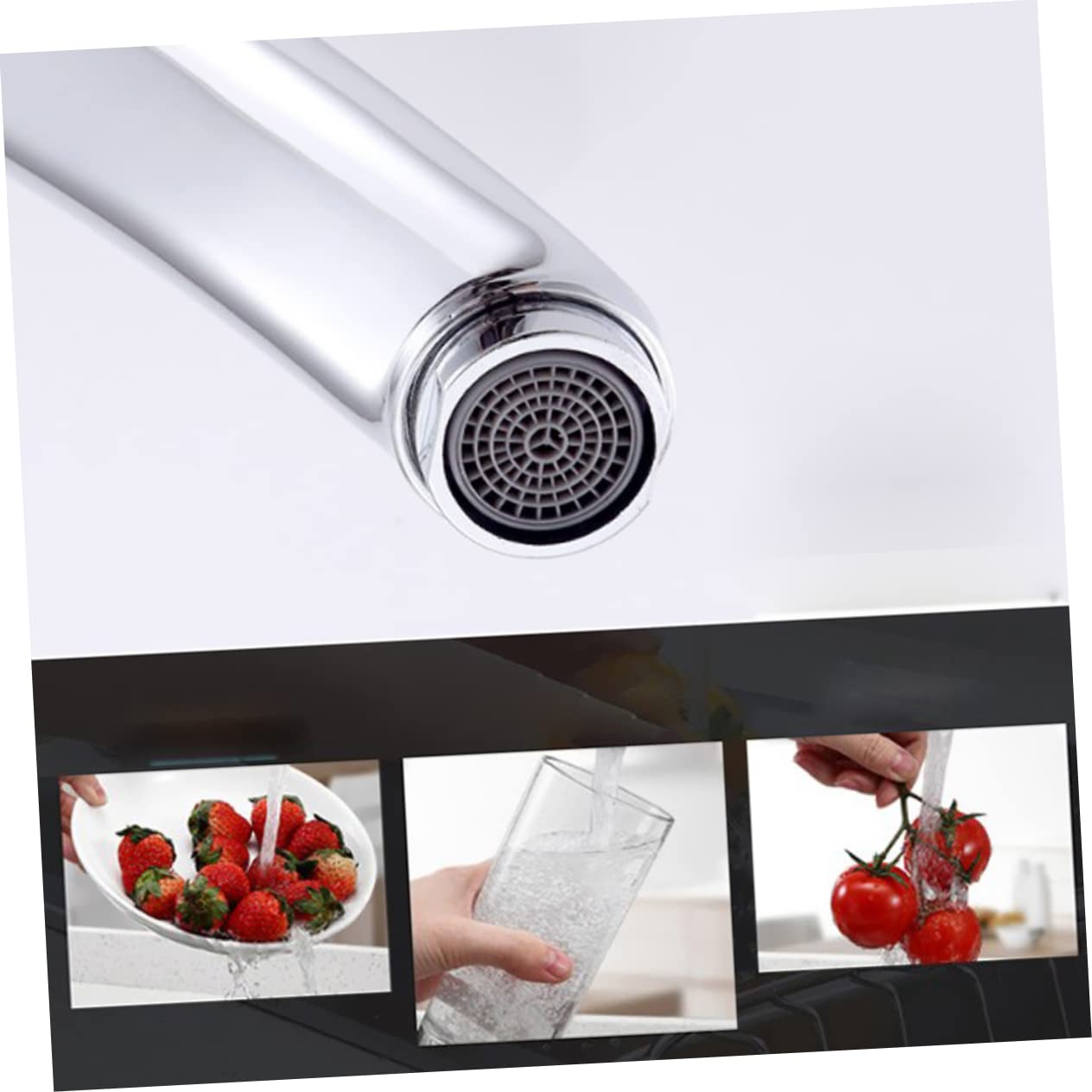 Veemoon Sink Faucet Kitchen Faucet Water Tap Bath Mixer Tap Washbasin Mixer Tap Hot and Cold