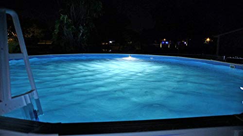 Nitelighter Multicolored LED Aboveground Pool Light β Color Changing Underwater Lamp, Easy to Install, ETL-Certified, NLMCLED, Grey
