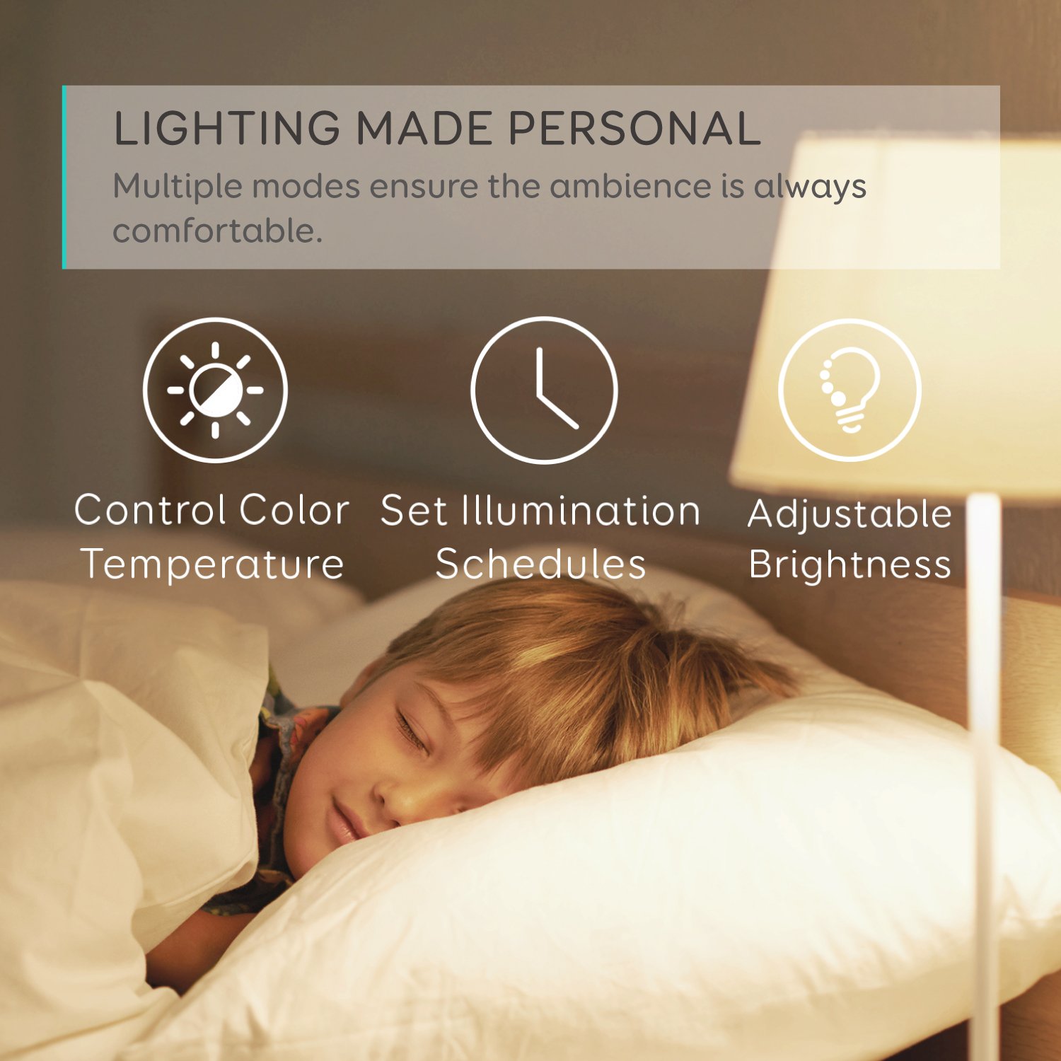 eufy Genie Smart Speaker with Amazon Alexa+Lumos Smart Bulb-Tunable White Starter Kit, Soft White to Daylight (2700K-6500K), No Hub Required, Wi-Fi, 60W Equivalent, A19, E26, 800 Lumens