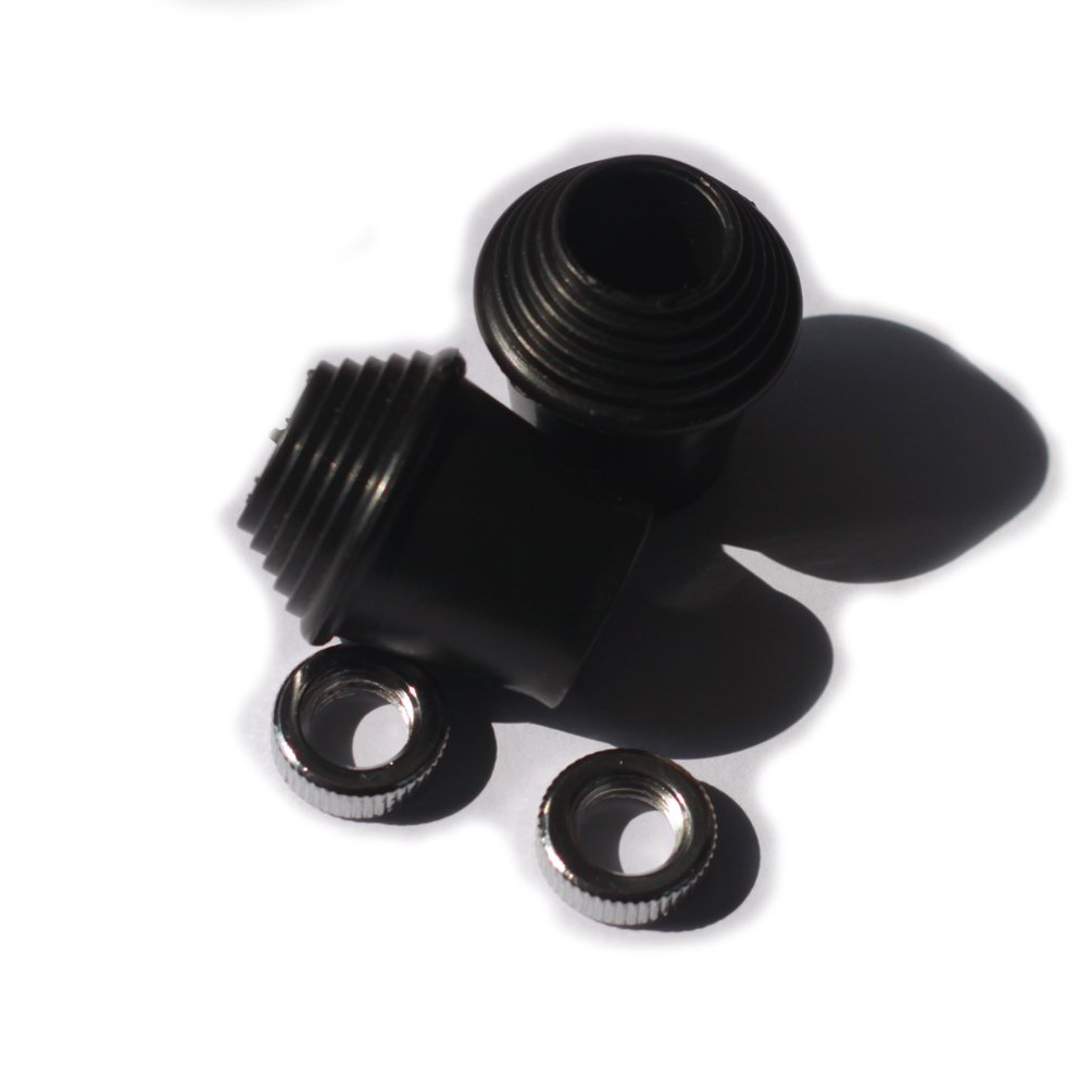 Eunking Threaded Rubber Feet or Tips for Bass Drum Spurs Fits Most Spurs 2 Pack