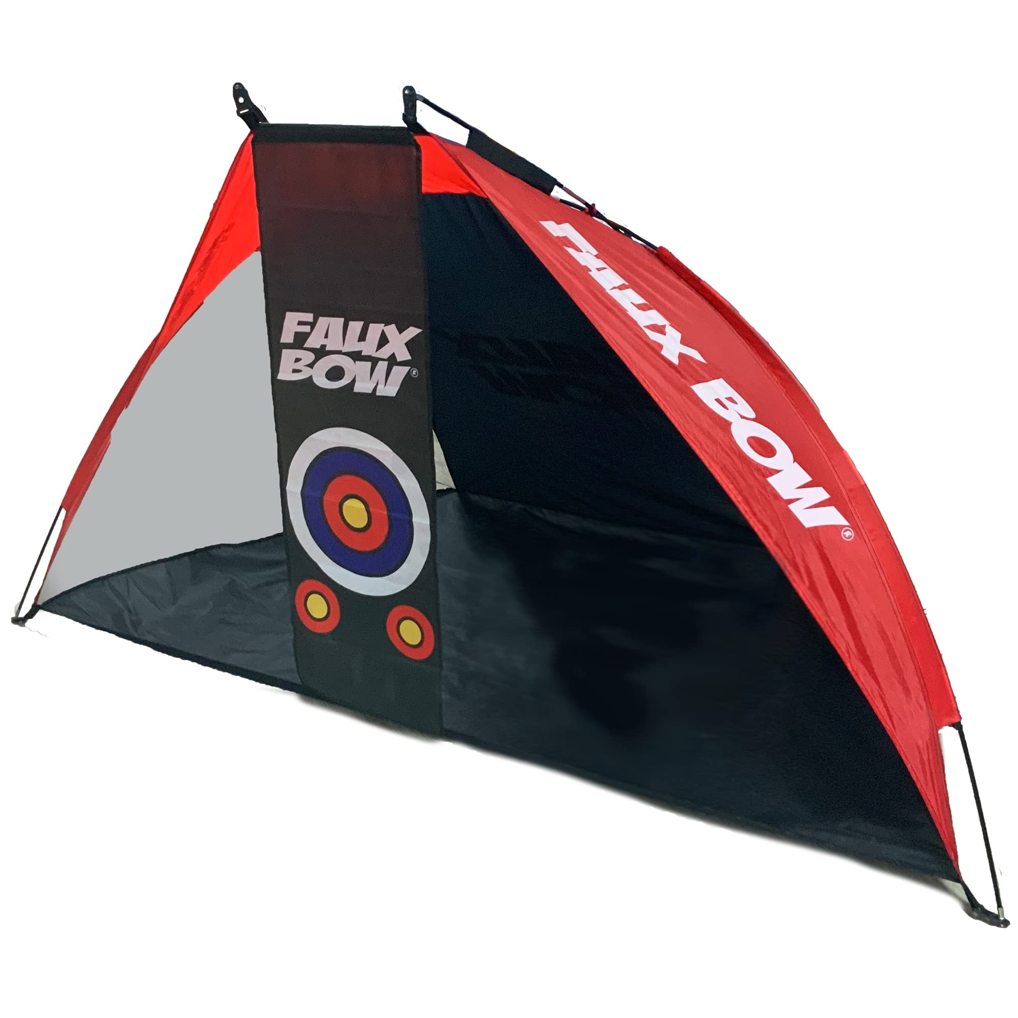FAUX BOW Target Tent - Impact Bow and Arrow Targets for Backyard - Blaster Shooting Target - Foam Darts and Foam Arrows - Portable Target Tent Toy for Boys 4-8