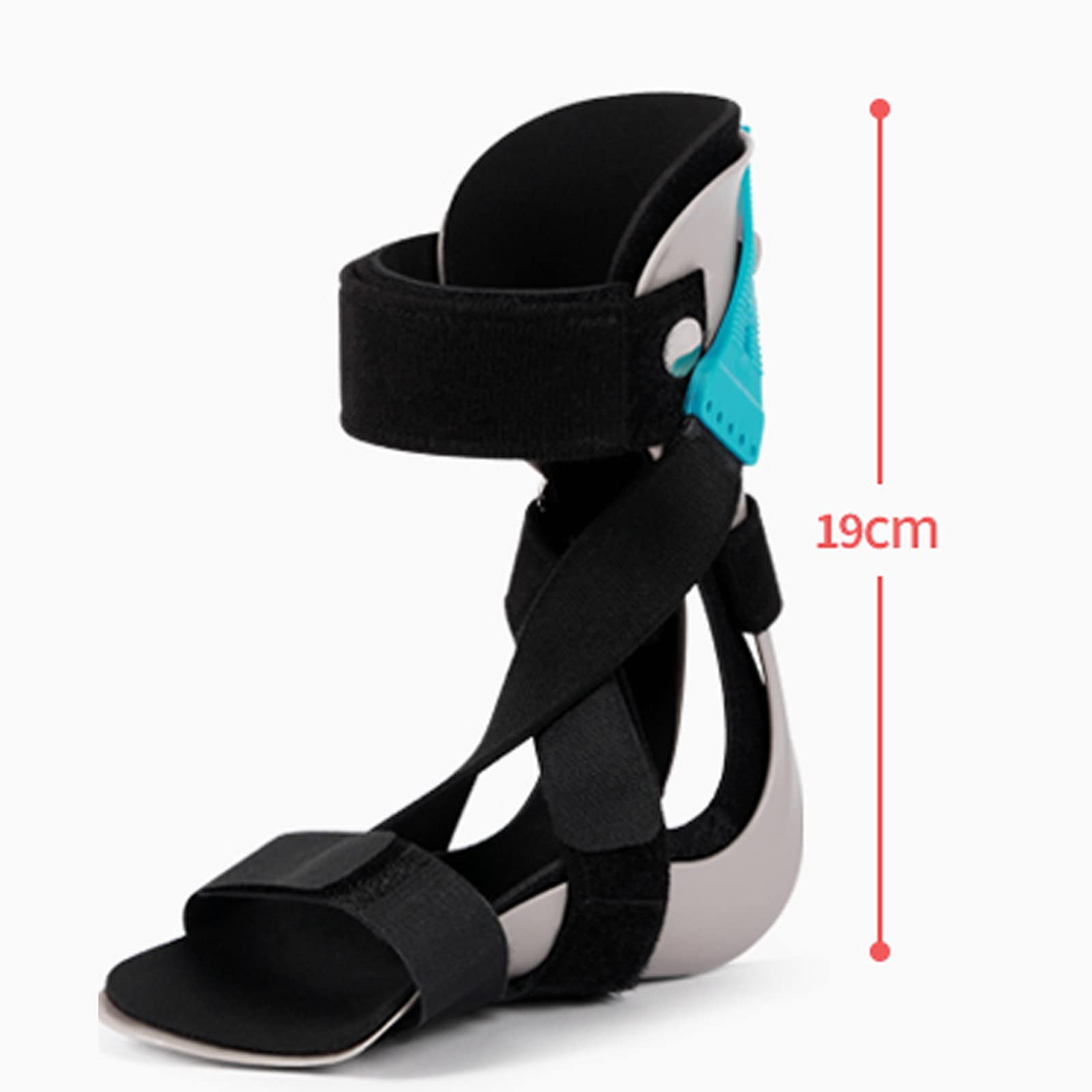 DXDUI Ankle Orthopedic Brace Foot Varus Orthopedic Shoes Adjustable Ankle Joint Brace Fixed Breathable Highly Elastic for Ankle Injury Sprains Fractures,Right,M