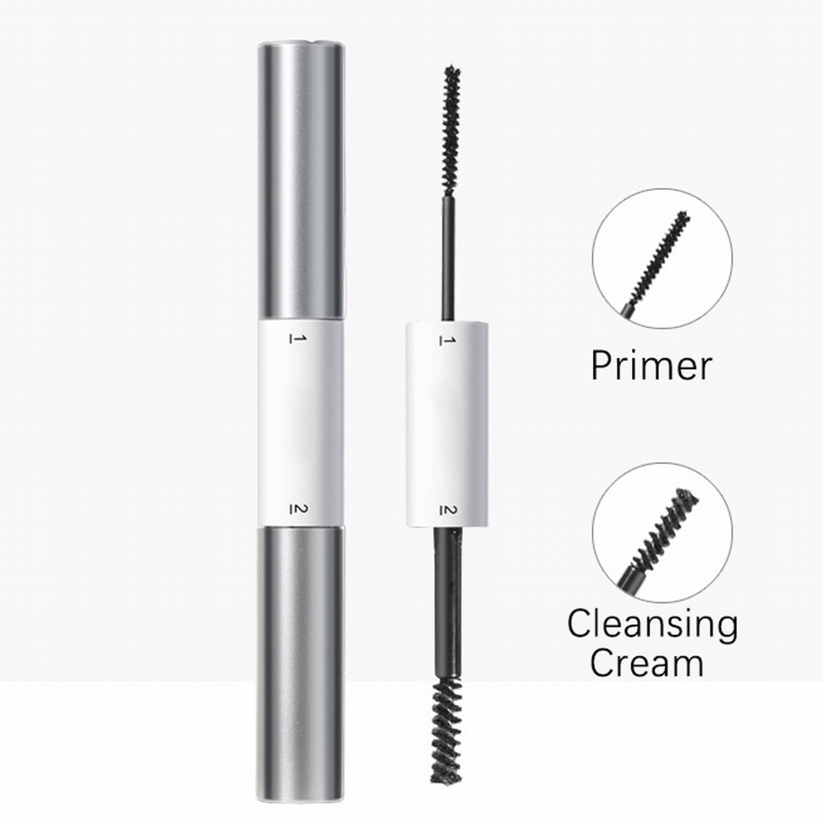 Eyelash Styling Paste Double Ended Mascara Combination Slender Curling Long Lasting Waterproof Makeup Remover 5ml Overnight Items (A, One Size)