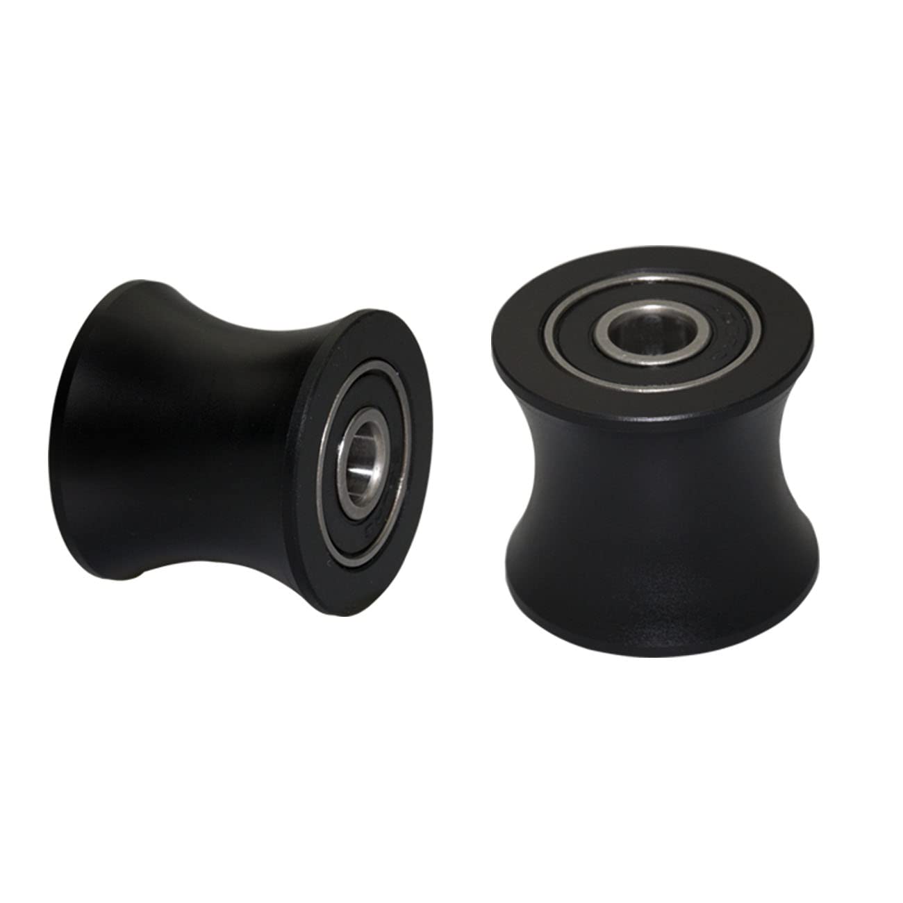 FRECCU Total Gym Replacement Set of 4 Wheels/Rollers for Models DLX, DLX II, DLX III, Adv DLX, Pilates, Pilates Pro 2500, 3000, 4000,570, 2000 (Black)