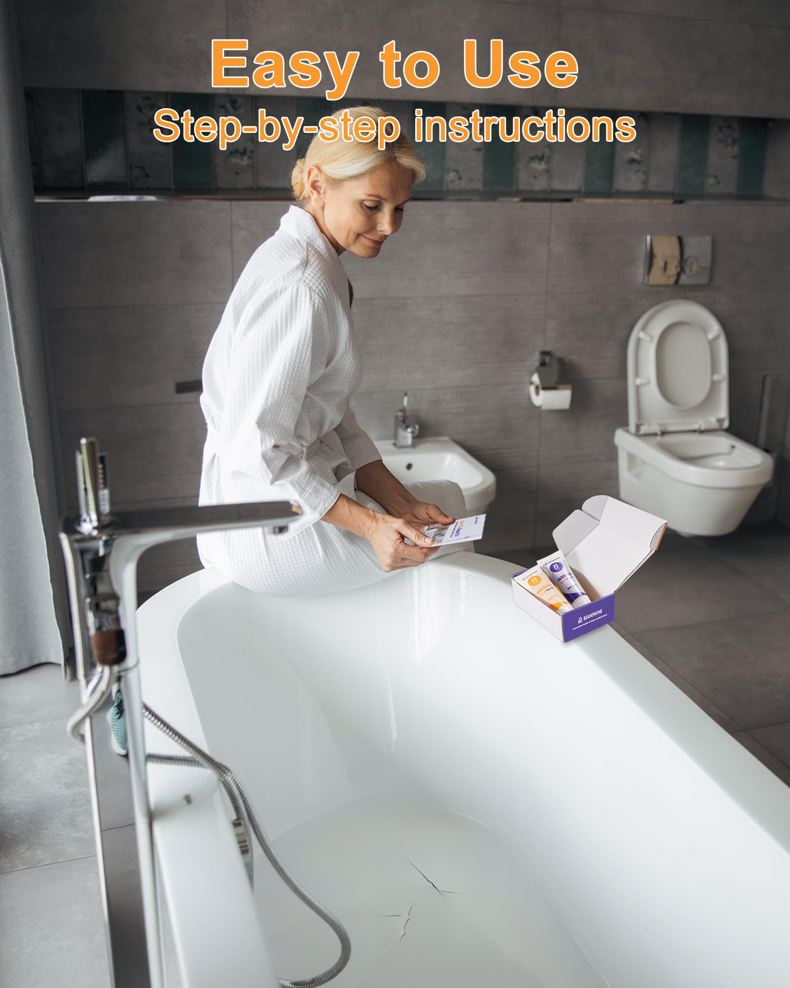 Tile Repair Kit,Bathtub Repair Kit (Multi Colors) for Porcelain and Ceramic Fixtures to Repair Chips Dents Nicks and Cracks