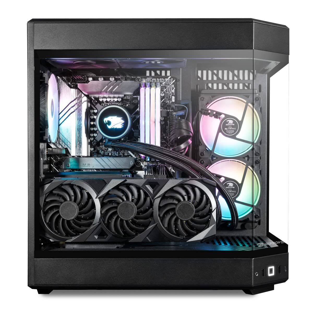 iBUYPOWER - Y60 Gaming Desktop β AMD Ryzen 9 7900X β 32GB DDR5 Memory β NVIDIA GeForce RTX 4070Ti 12GB β 1TB SSD - Black - Windows 11