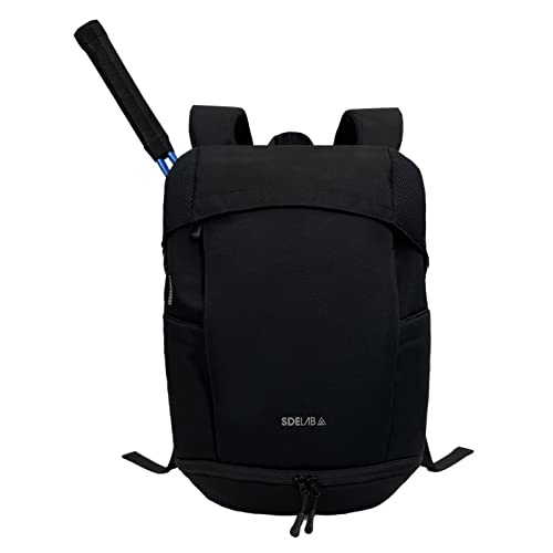 SDELABSub Tennis Sports Bag Backpack for Men Women,25L Lightweight Outdoor Sports Outfitted Backpack with Shoe Compartment for Badminton,Gym,Pickleball Bag or Excursion Camping