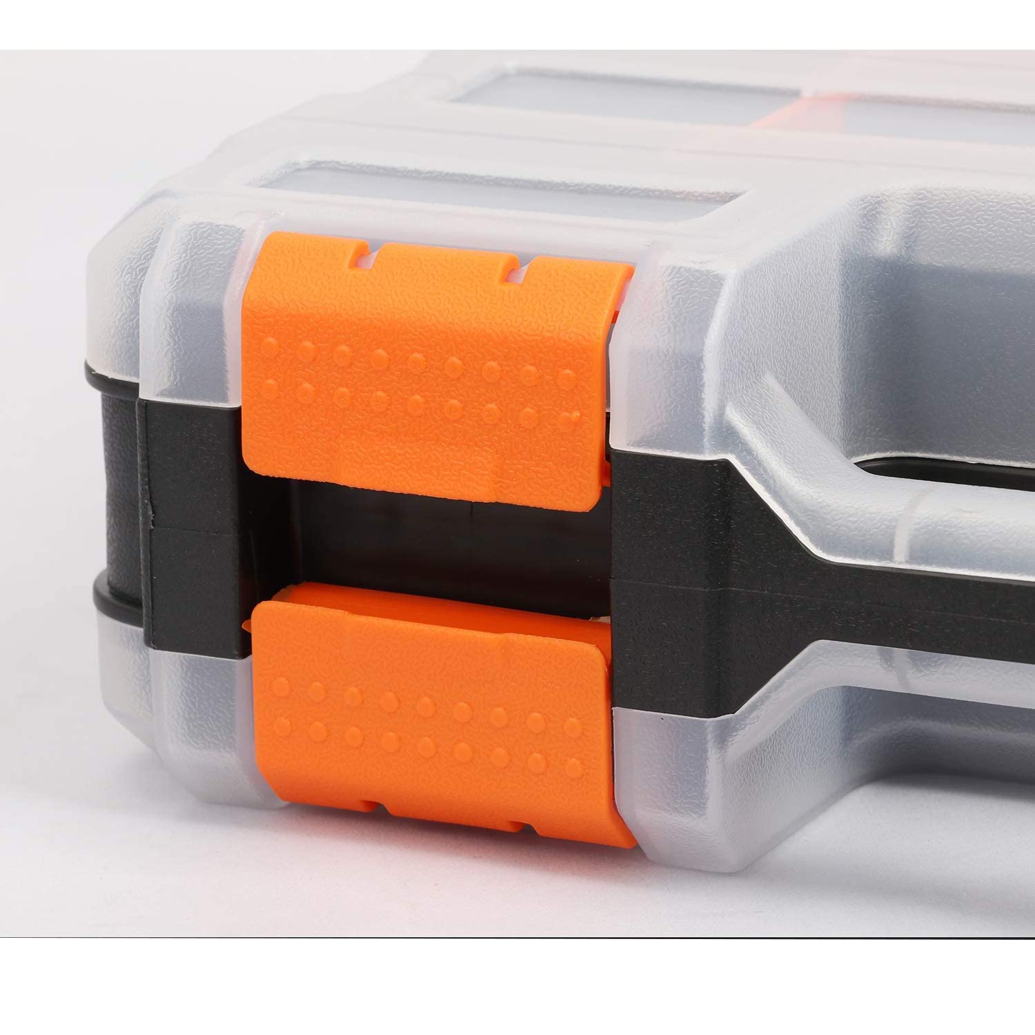 Hn with Yn Double-sided tool storage box, screw organizers and storage bins, small parts organizer box, suitable for storing screws, nuts and Fishing Lures Baits Fishing Hooks other small tool boxes