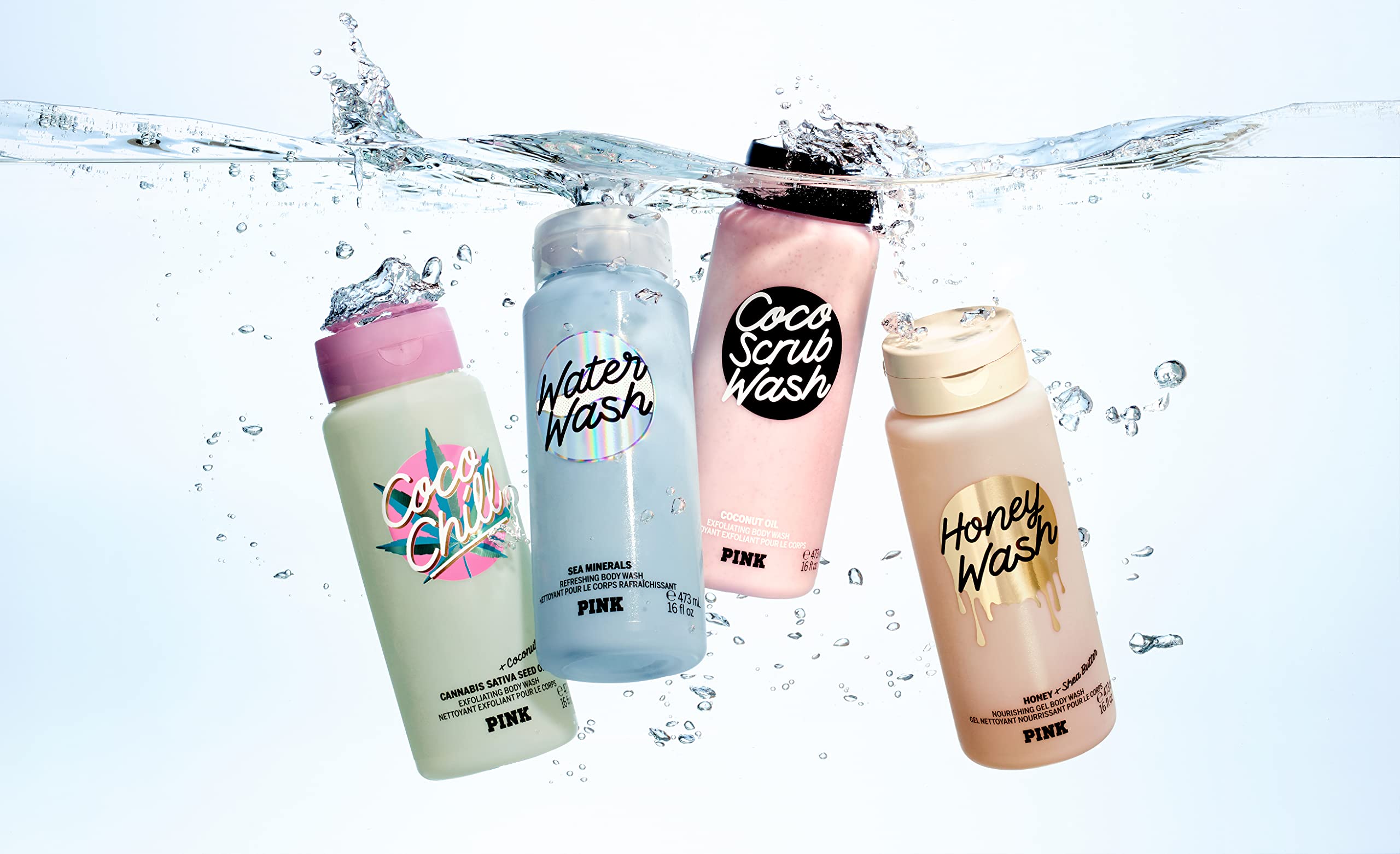 Victoria's Secret Pink Coco Scrub Wash with Coconut Oil