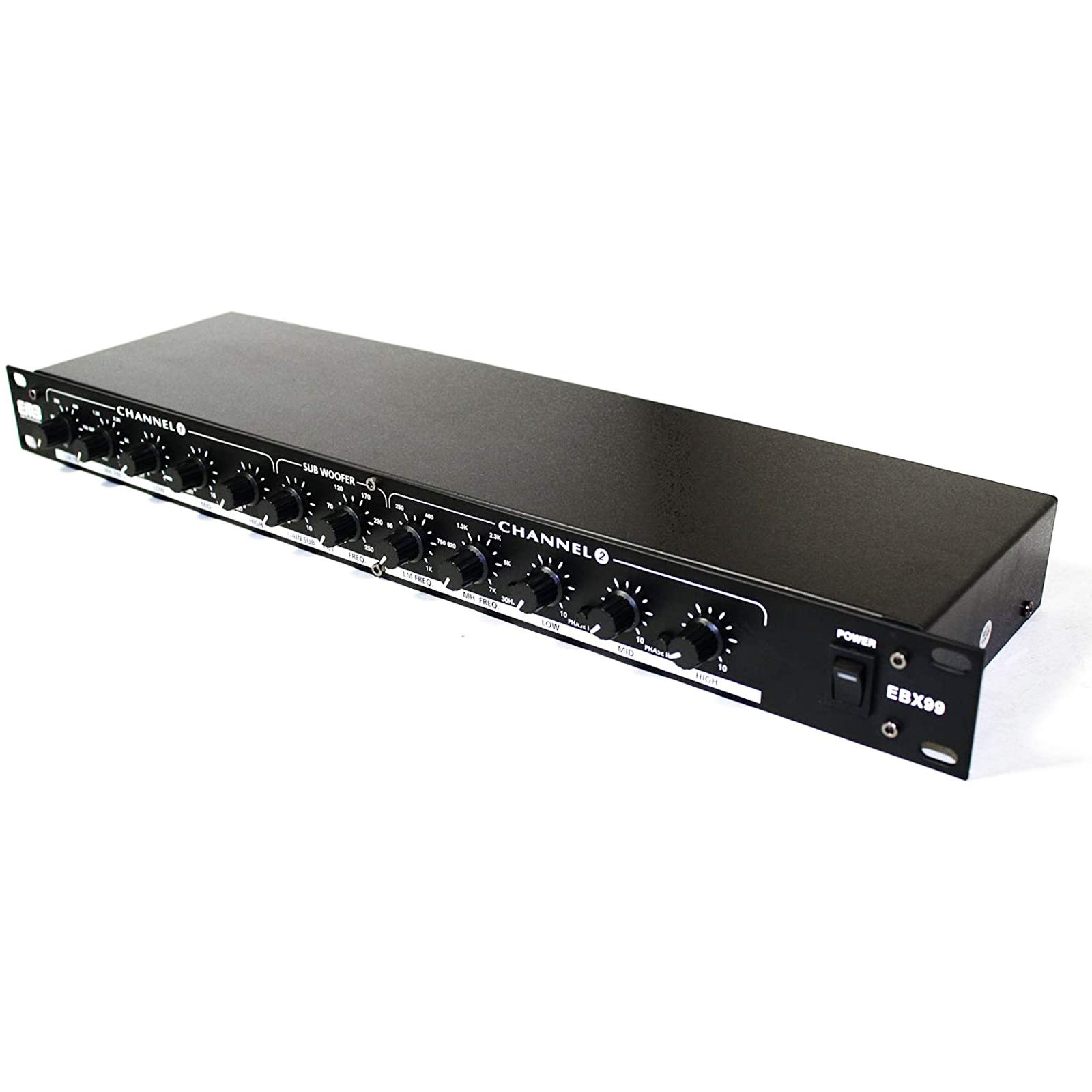 EMB Professional Sound System EBX99 Digital Crossover For Home/DJ Performance/Club/Studio/Stage/Show/Entertainment Frequency Response; 20Hz-25KHz. +0/-1dB