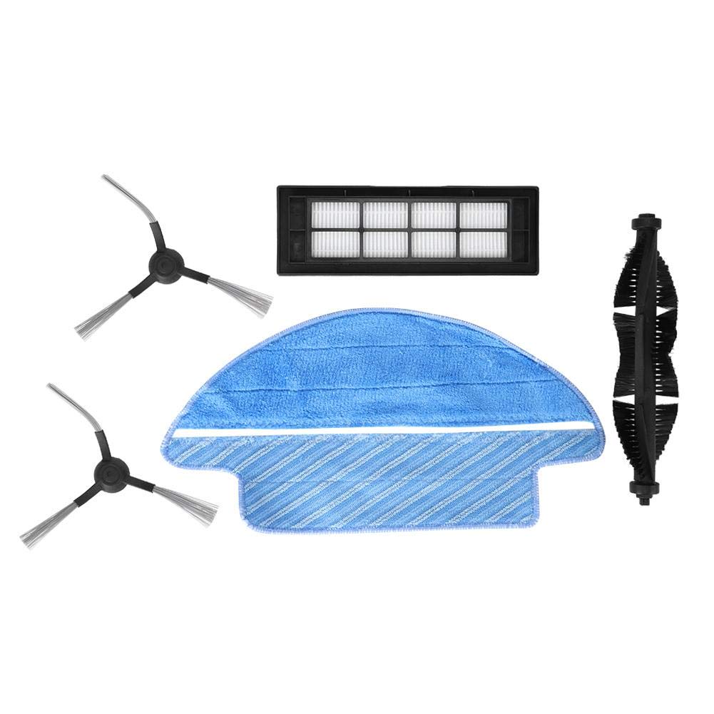 Fdit A Set Rolling Brush Side Brush Filter Sweeping Machine Parts Practical Replacement Accessories Fit for Proscenic LDS M6 R2