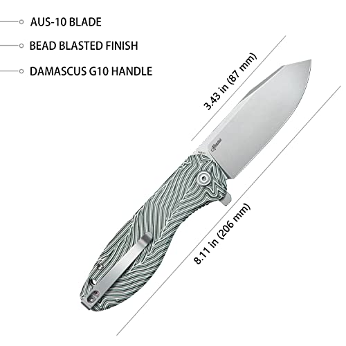 KUBEY Master Chief KU358B Folding Pocket Knife