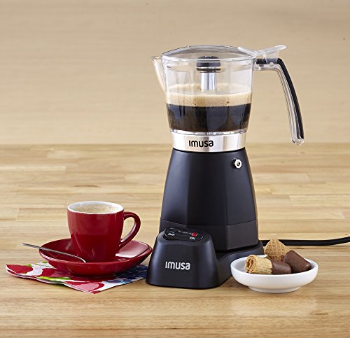 Imusa Black Espresso Maker, 3-6-Cup