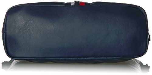 Tommy Hilfiger Jaden Satchel Crossbody Bag, Navy Polyvinyl Chloride