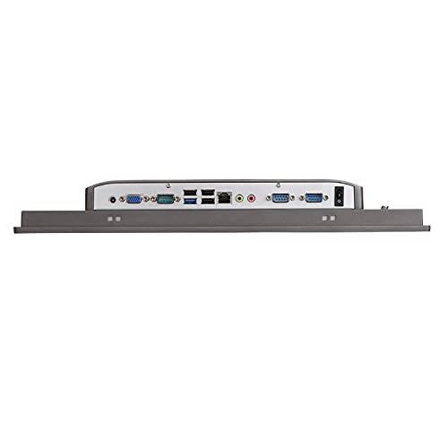 HUNSN 17 Inch TFT SXGA LED IP65 Industrial Panel PC, 10 Point Projected Capacitive Touch Screen, Intel J1800, Windows 11 or Linux Ubuntu, PW22, VGA, 4 x USB, LAN, 3 x COM, 8G RAM, 128G SSD