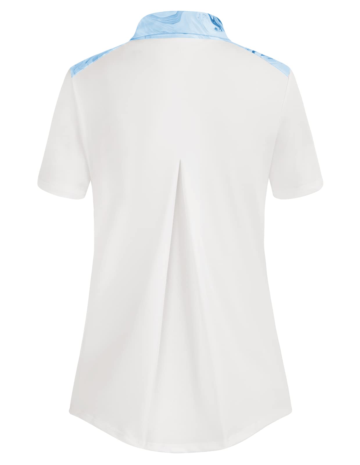 Golf Shirts for Women Quick Dry Moisture Wicking Golf Apparel Short Sleeve Summer Outdoor Shirts L
