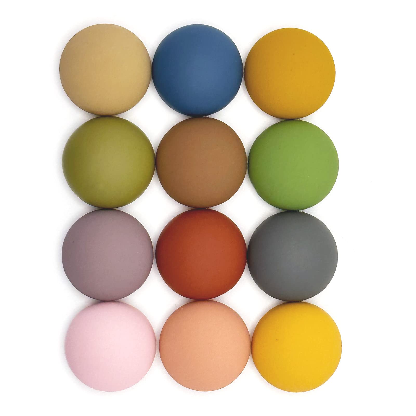 KROYSEA 12PCS Strong Fridge Magnets, Colorful Decorative Matte Refrigerator Magnets, Cute Whiteboard Magnets, for Office Cabinets and Dishwasher