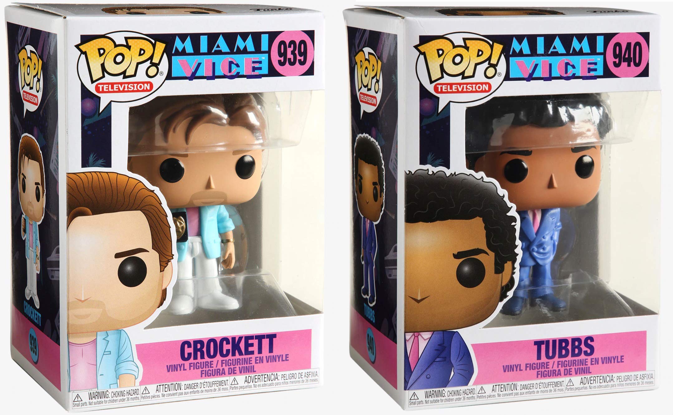 Funko Pop! TV: Miami Vice - Crockett and Tubbs - Set of 2 Figures