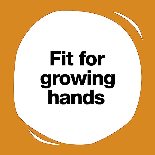 Fiskars 7" SoftGrip Left-Handed Student Glitter Scissors for Kids 12+ - Left-Handed Scissors for School or Crafting - Back to School Supplies - Blue