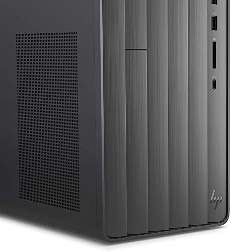 HP 2022 Newest Envy Desktop Computer 6-Core Intel i5-12400 16GB DDR4 RAM 512GB M.2 NVMe SSD 1TB HDD Intel UHD Graphics HDMI VGA USB-C WiFi AX BT RJ-45 Mouse Keyboard Windows 11 Pro w/RE USB