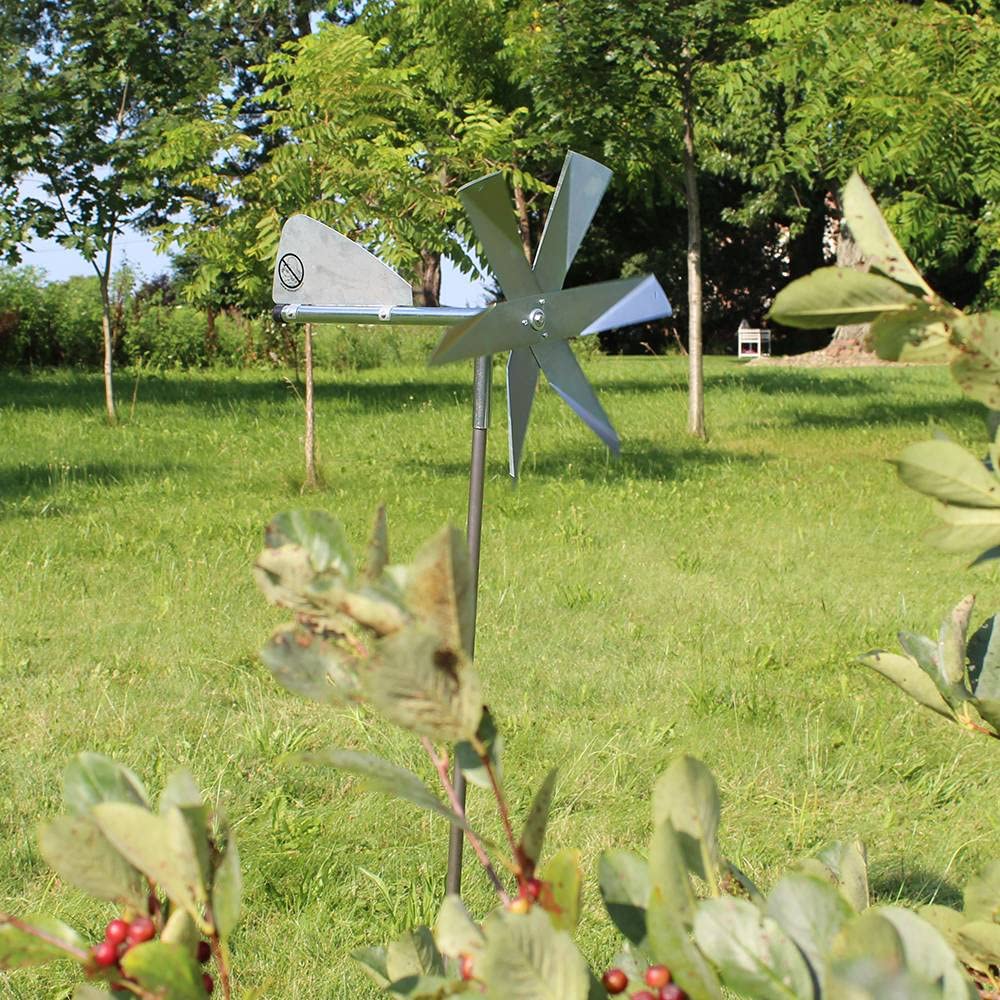 Lehman's Mole Chasing Humane Deterrent Windmill Covers 20,000 Feet Using Vibrations from Wind, Single