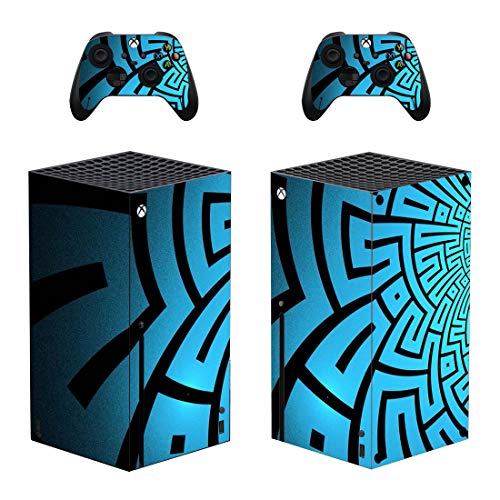FELIPE SEIJI KUBA Xbox Series X Skin Set Vinyl Decal Skin Stickers Protective for Xbox Series X Console Kinect 2 Controllers - multi color